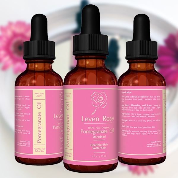 Leven Rose Announces Pomegranate Oil to Organic Skincare Line
