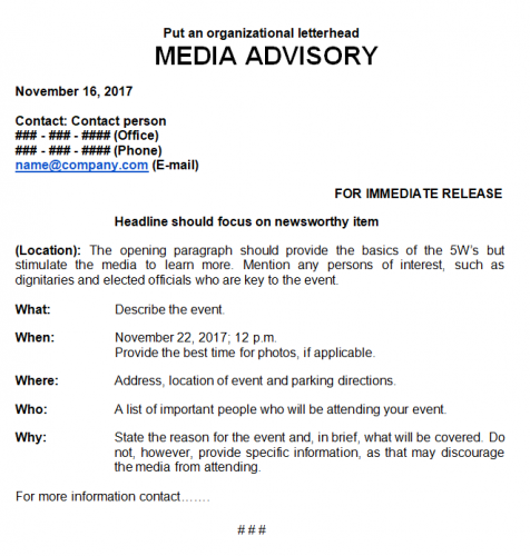 Media Advisory vs Press Release: Everything You Need To Know