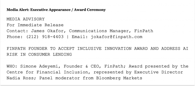 Media Alert Examples, Templates, and Tips